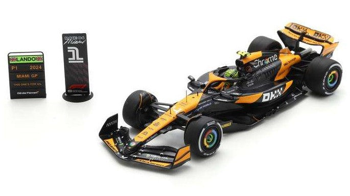 McLaren F1 Team MCL38 (2024) 1:43 - Lando Norris - Winner Miami GP - S – Triple Crown ModelStore