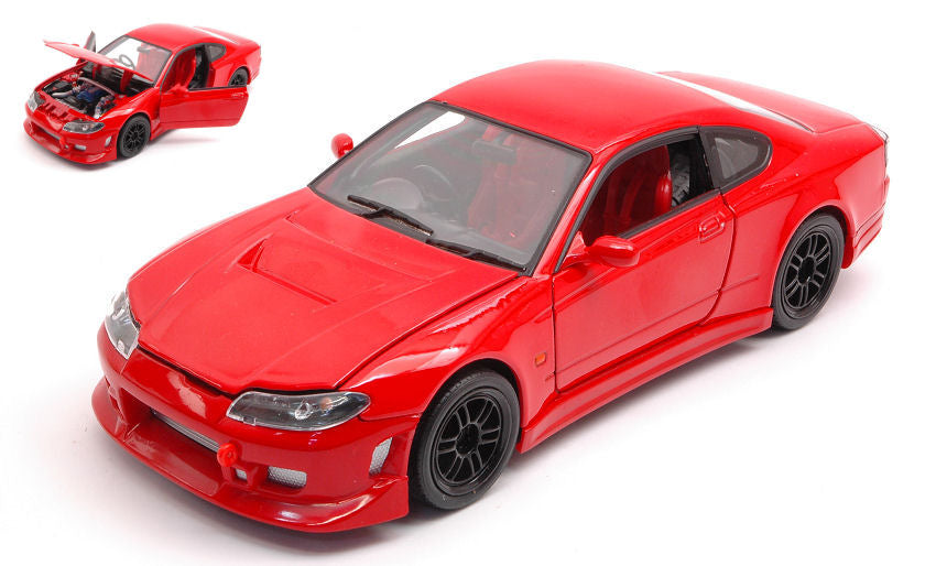 NISSAN SILVIA S15 TUNING RED 1:24 - Welly - WE22485NS-R – Triple Crown ...