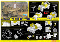 ARMORED 1/4-Ton 4x4 TRUCK W/50-cal MACHINE GUN KIT 1:35 – Triple Crown ...