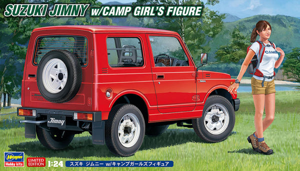 SUZUKI JIMNY W/CAMP GIRL'S FIGURE KIT 1:24 – Triple Crown ModelStore