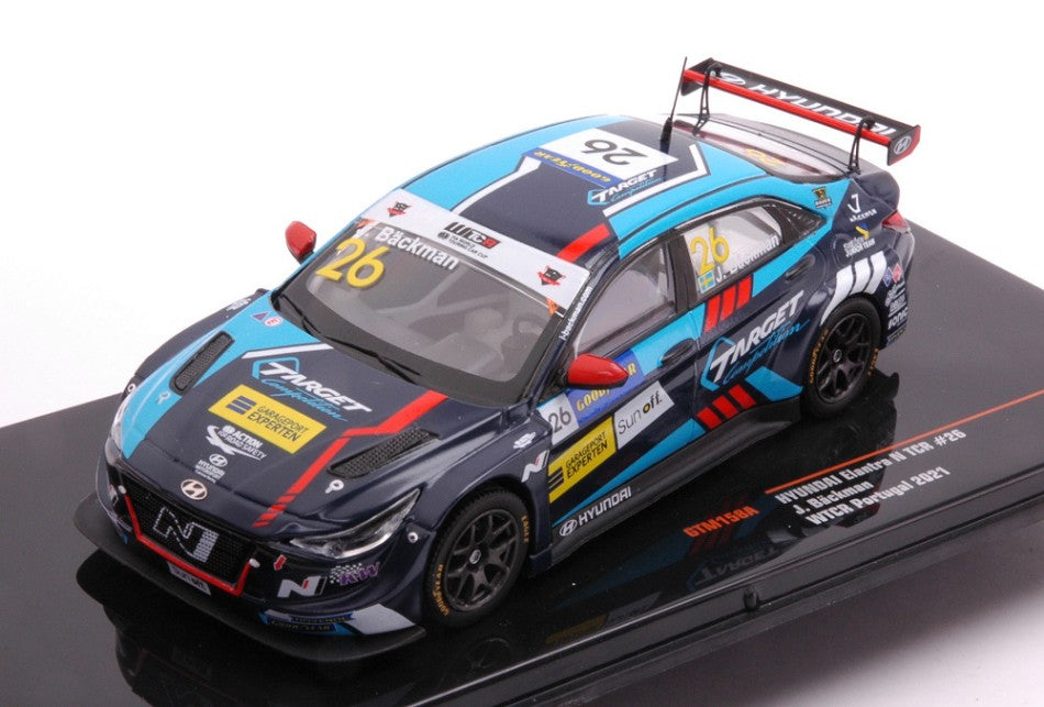 HYUNDAI ELANTRA N TCR N.26 TARGET WTCR PORTUGAL 2021 J.BACKMAN 1:43 ...