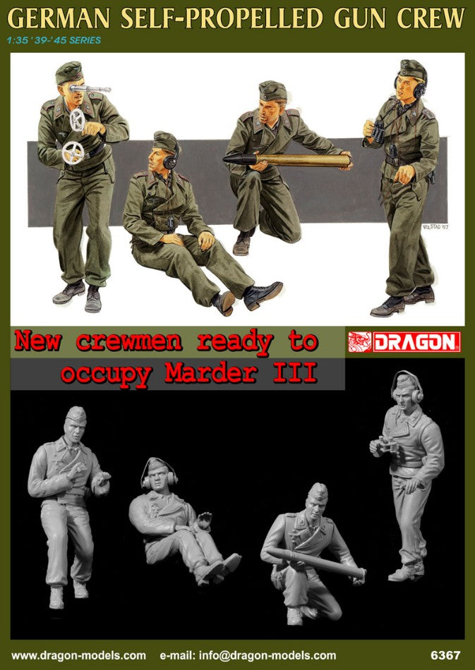 GERMAN SELF PROP.GUN CREW KIT 1:35 – Triple Crown ModelStore