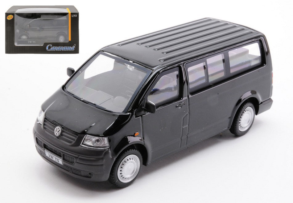 VW T5 WINDOW MINI BUS 2010 BLACK 1:43 – Triple Crown ModelStore