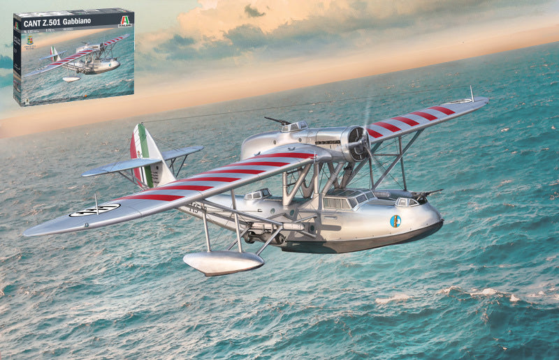 ITALIAN FLYING BOAT CANT Z 501 GABBIANO KIT 1:72 – Triple Crown ModelStore