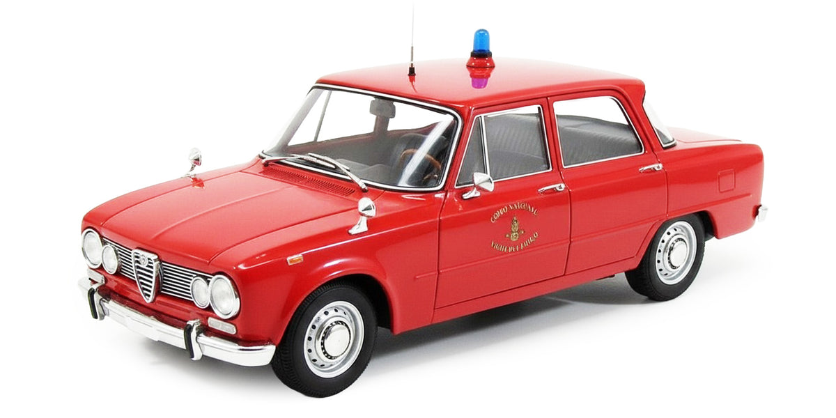 ALFA ROMEO GIULIA 1300cc VIGILI DEL FUOCO 1966 - 1/18 - Minichamps ...