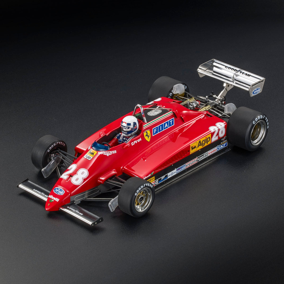 Ferrari 126C2 (Late version 1982) nr.28 Didier Pironi Winner Zandvoort – Triple Crown ModelStore