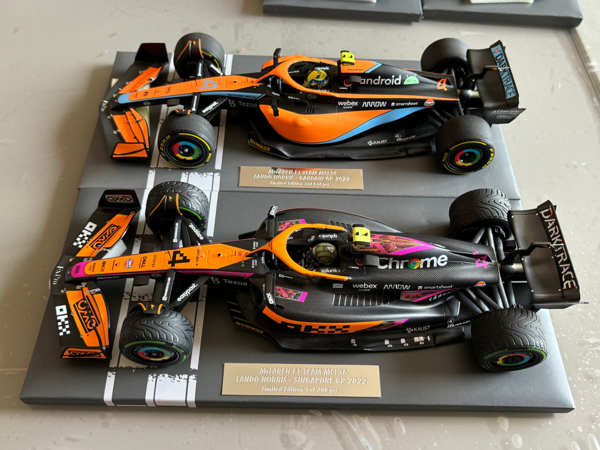 McLaren - MCL36 n.4 - 1:18 (2022) - Singapore GP + Bahrain GP 2022 - L ...