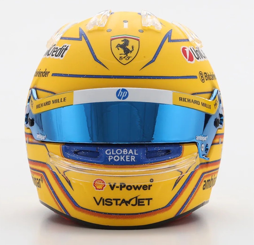 Lewis Hamilton - 2025 - Helmet Ferrari - Miami GP - 1:5 - LSHEL015 - L ...