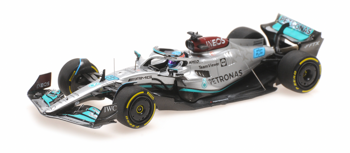 Mercedes W13 n°63 (2022) 1:43 - 3rd Hungarian GP - George Russell - Mi ...