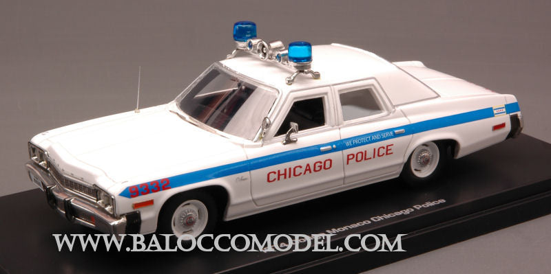 DODGE MONACO CHICAGO POLICE 1974 1:43 – Triple Crown ModelStore